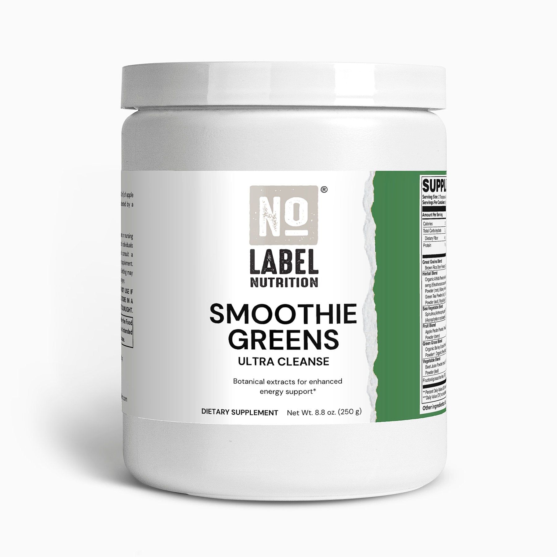 Ultra Cleanse Smoothie Greens | No Label Nutrition®